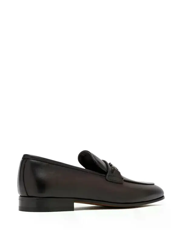 FERRAGAMO Crocodile-effect Loafers