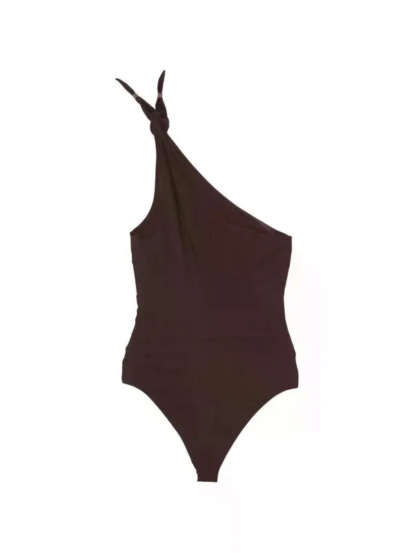 Brunello Cucinelli One-shoulder Knot-detail Swimsuit