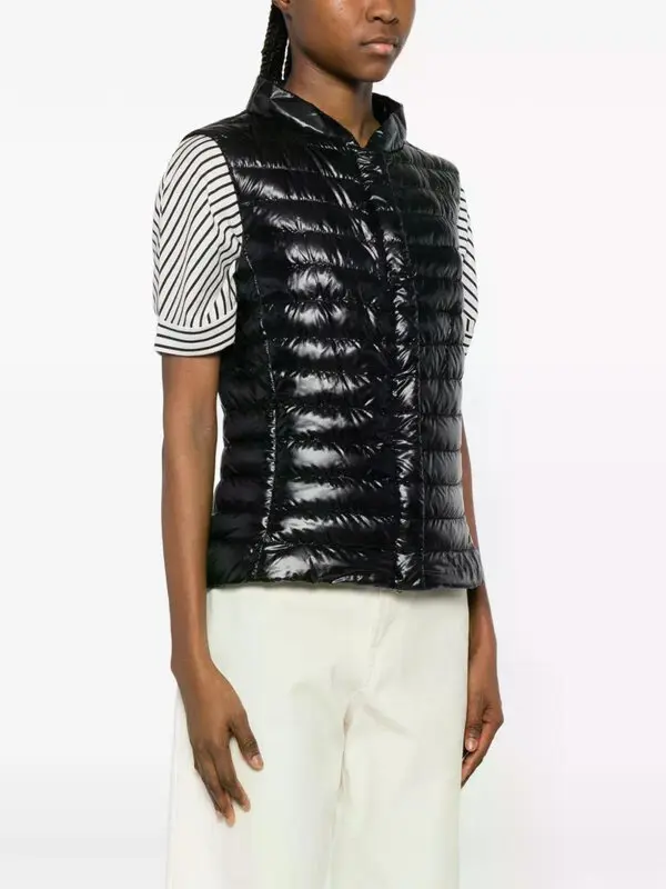 Herno Quilted Zip-fastening Gilet - Black