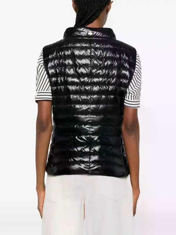 Herno Quilted Zip-fastening Gilet - Black