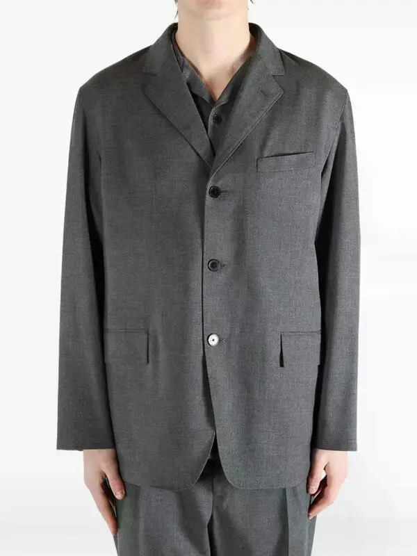 Auralee Summer Twist Single-breasted Blazer