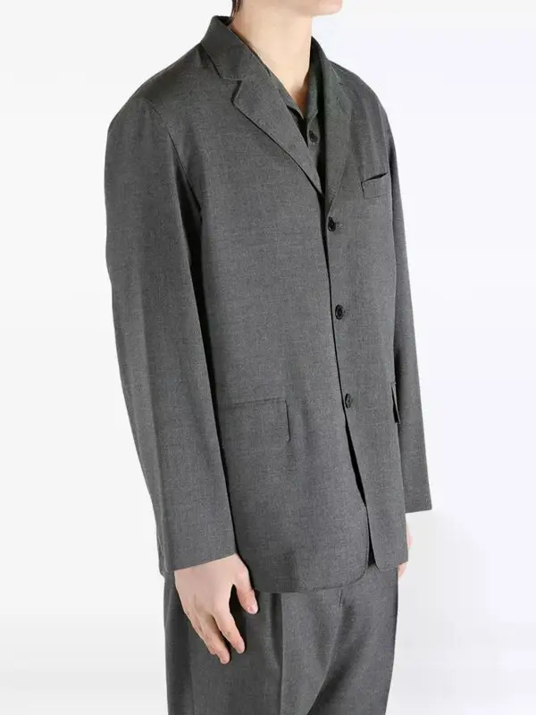 Auralee Summer Twist Single-breasted Blazer