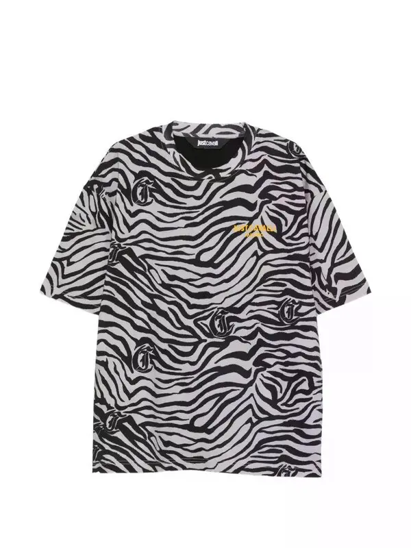 Just Cavalli Zebra-pattern T-shirt