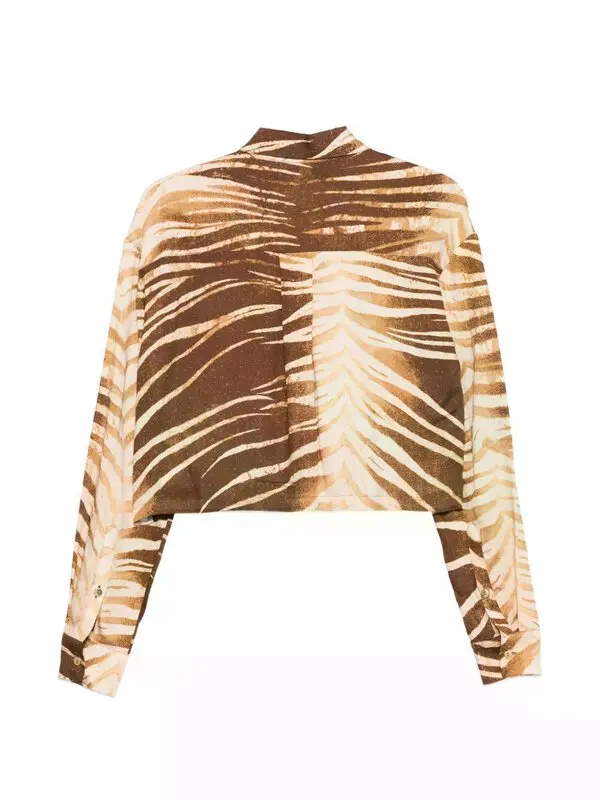 Just Cavalli Zebra Print Shirt
