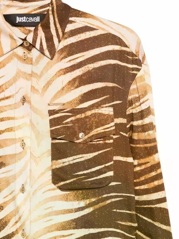 Just Cavalli Zebra Print Shirt