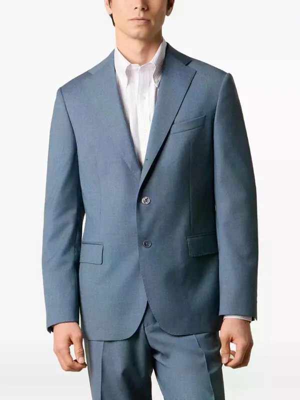 Brooks Brothers Single-breasted Blazer - Blue