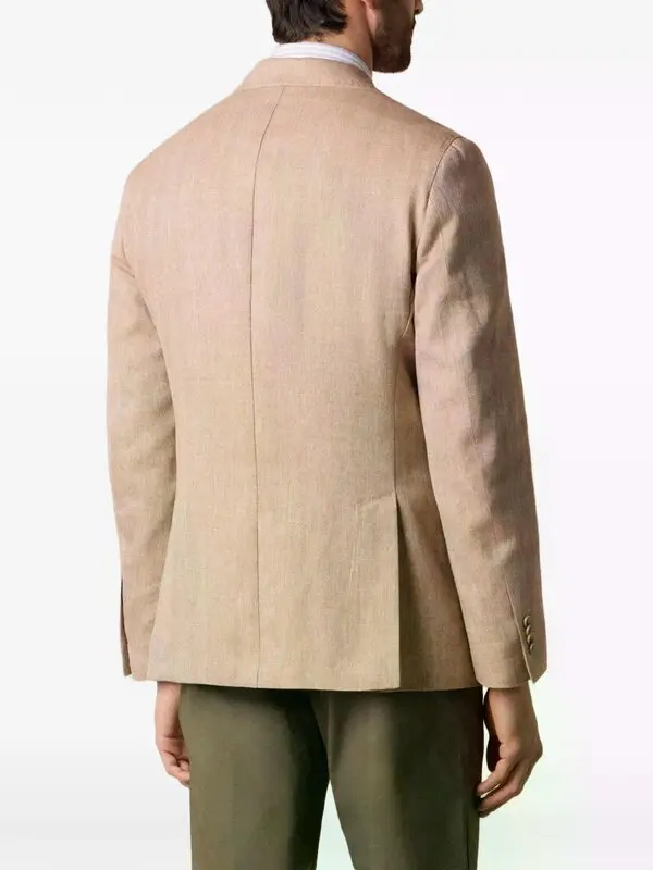 Brooks Brothers Herringbone Single-breasted Jacket - Neutrals