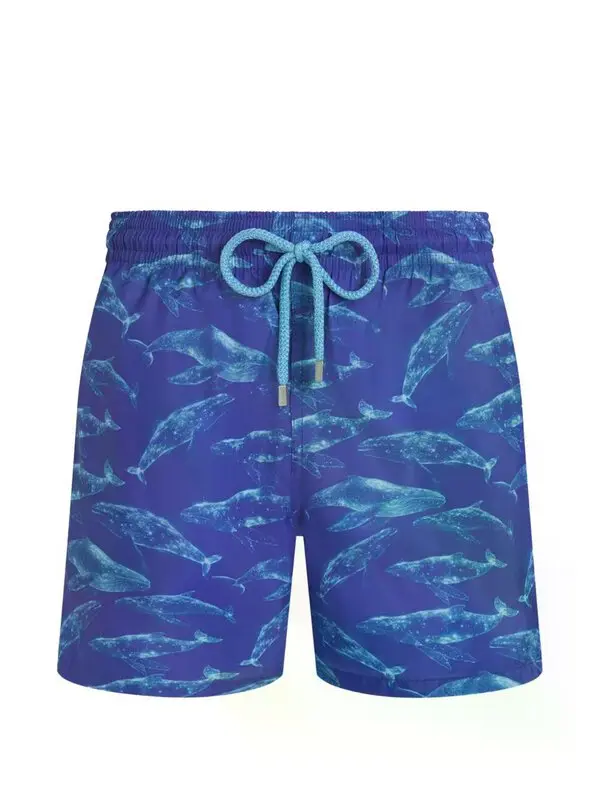 Vilebrequin Whale-print Shorts - Blue