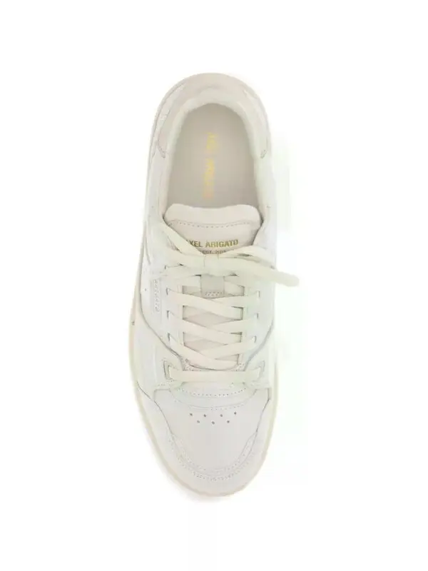 Axel Arigato Clay Crackled Leather Sneakers