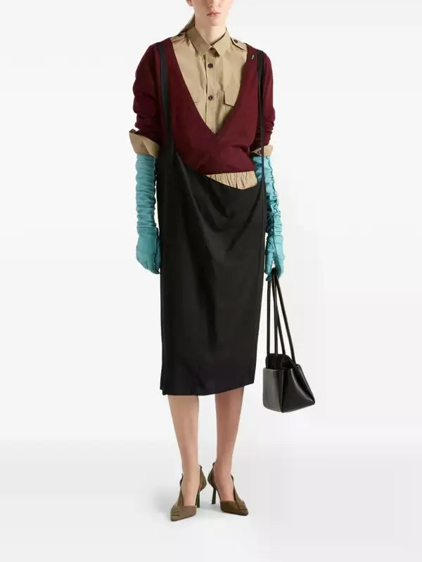 Prada Poplin Shorts With Flapped Pockets