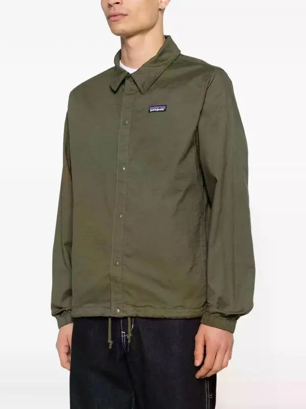 Patagonia Logo-patch Overshirt - Green