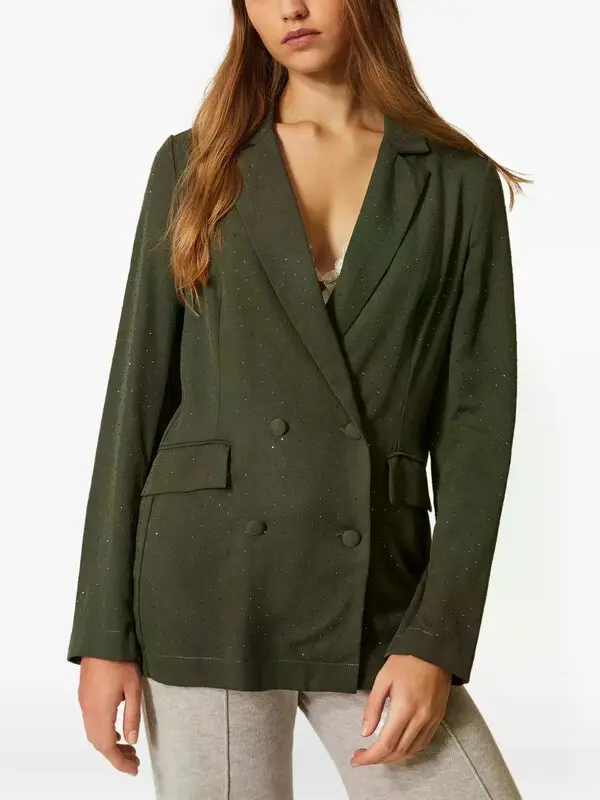 TWINSET Embellished Twill Blazer