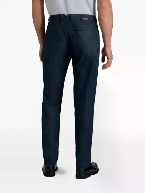 Incotex Pleated Jeans - Blue