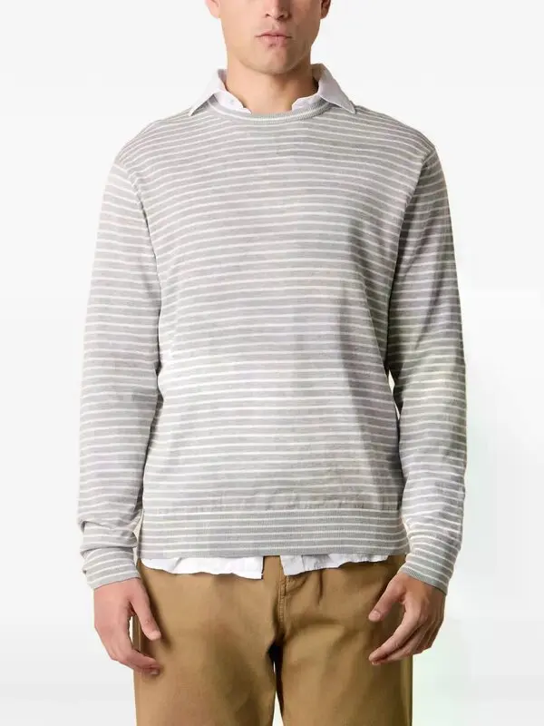 Brooks Brothers Striped Crew Neck Sweater