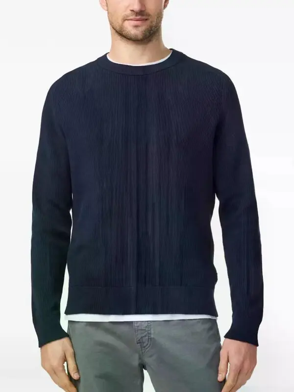 Nn07 Ribbed Knit Crew Neck Sweater