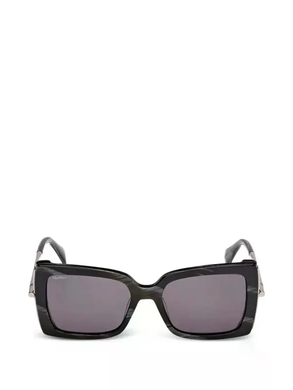 Max Mara Geometric-frame Sunglasses - Grey