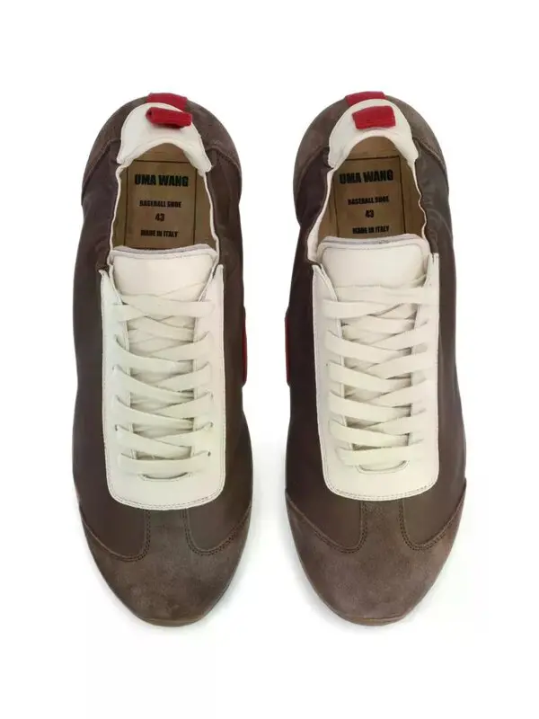 UMA WANG Suede Panelled Trainers