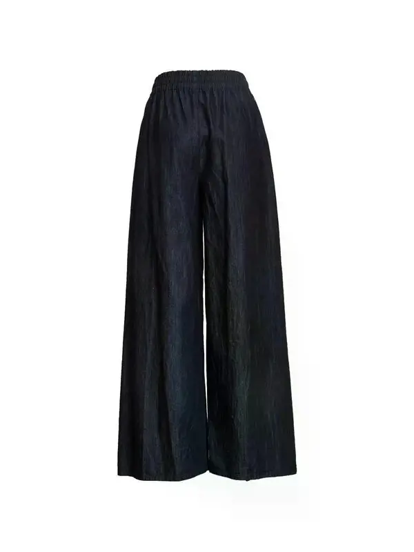 DONDUP Elasticated Waist Palazzo Trousers - Blue