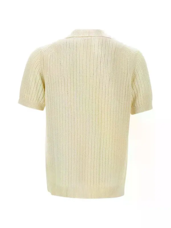 FILIPPO DE LAURENTIIS Textured Knit Shirt - Neutrals
