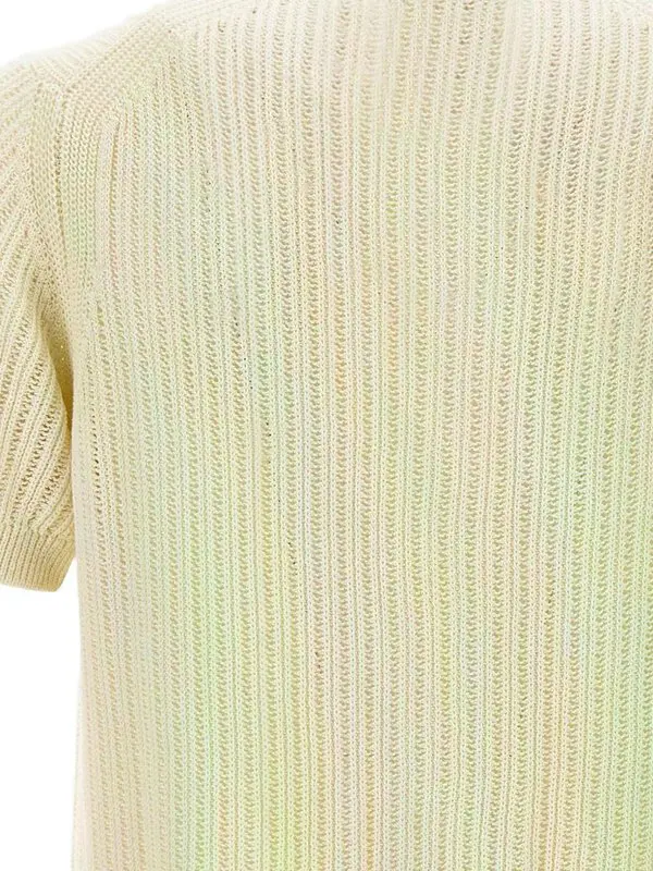 FILIPPO DE LAURENTIIS Textured Knit Shirt - Neutrals