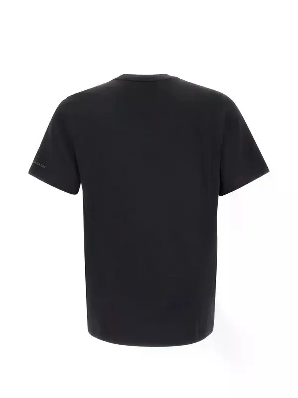 Moose Knuckles Logo Print Short-sleeve T-shirt - Black