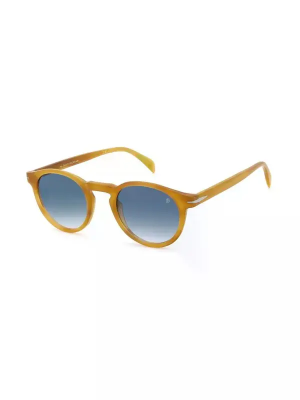 DB EYEWEAR BY DAVID BECKHAM Round-frame Sunglasses - Brown