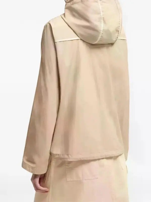 Moncler Sarracenia Hooded Jacket With Logo Patch