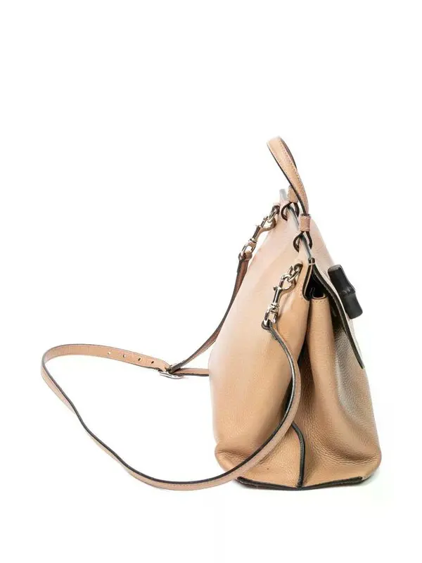 Gucci Bamboo Daily Two-way Handbag - Neutrals