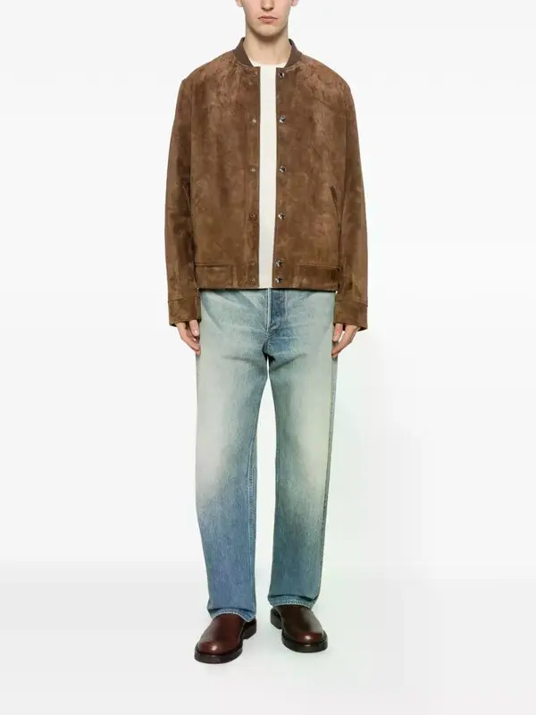 YVES SALOMON Calf Suede Bomber Jacket