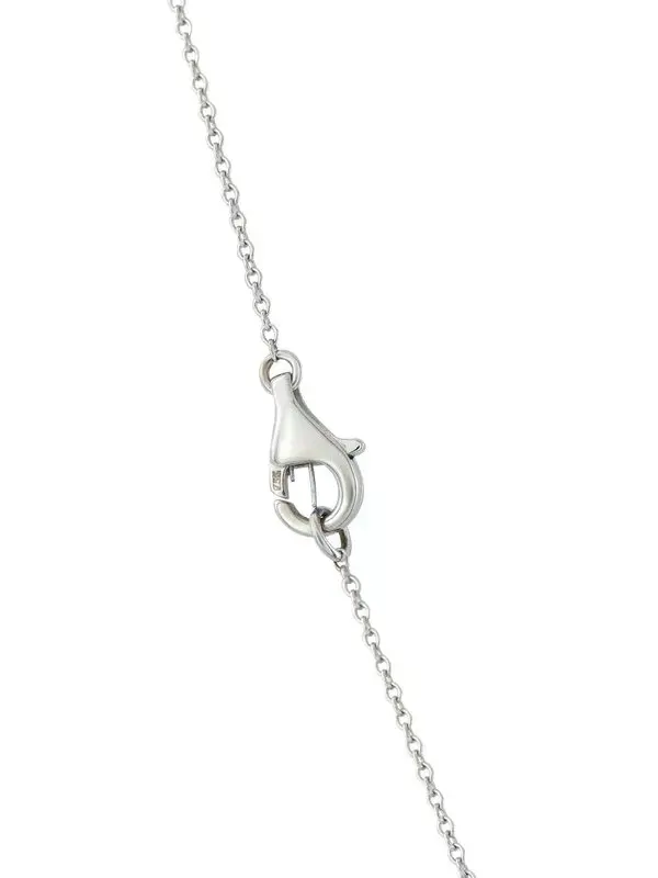 LB EXCLUSIVE 18k White Gold Diamond Heart Pendant Necklace