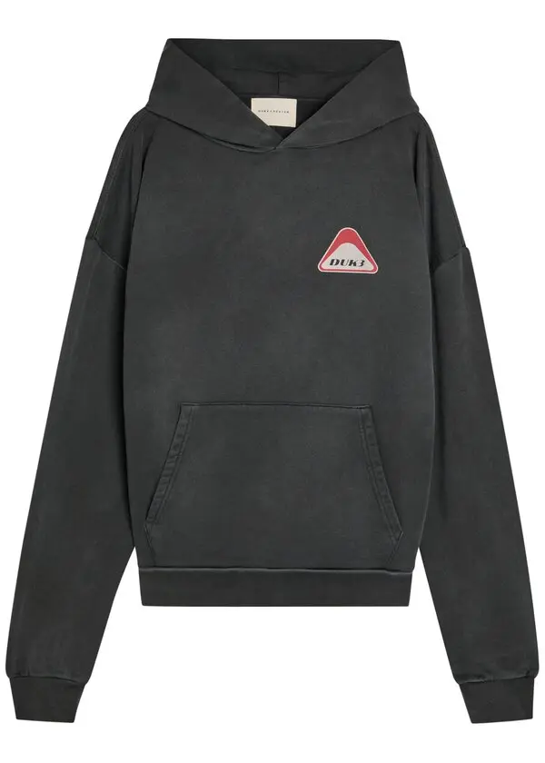 DUKE + DEXTER World Championship Printed Cotton Sweatshirt - Black