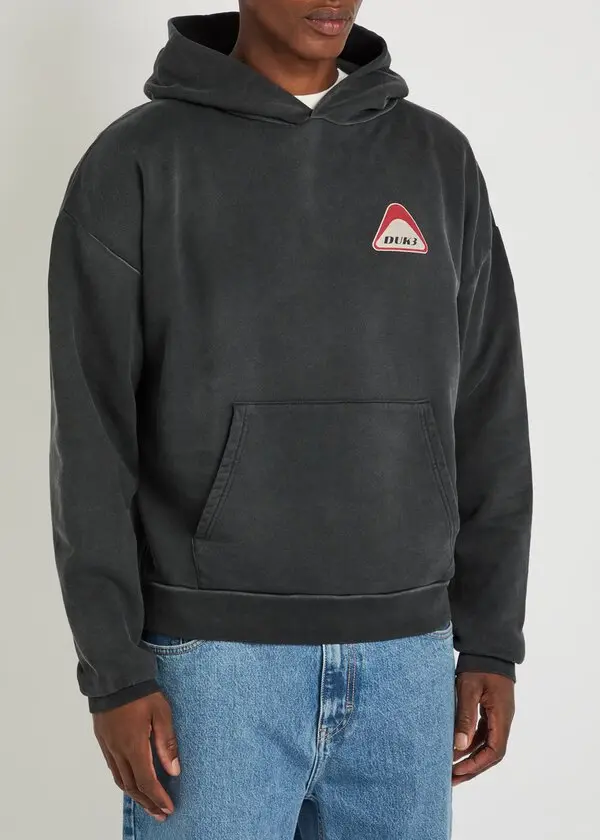 DUKE + DEXTER World Championship Printed Cotton Sweatshirt - Black