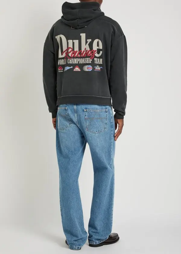 DUKE + DEXTER World Championship Printed Cotton Sweatshirt - Black