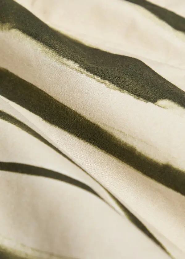 Max Mara Striped Cotton Shorts