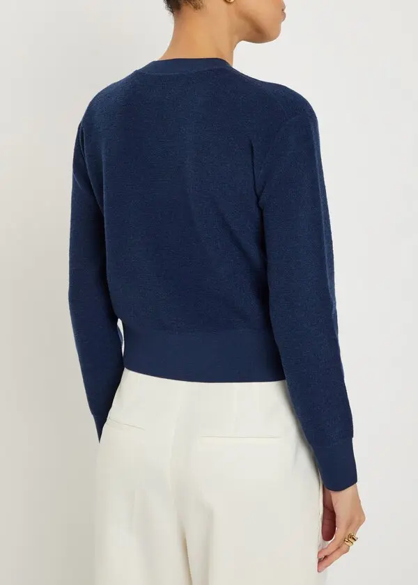 Tory Burch Logo Wool-blend Jumper