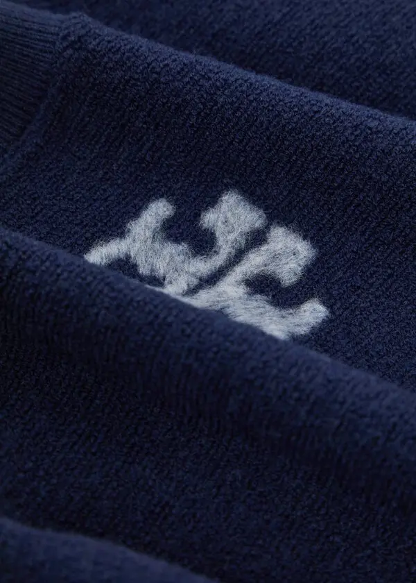Tory Burch Logo Wool-blend Jumper