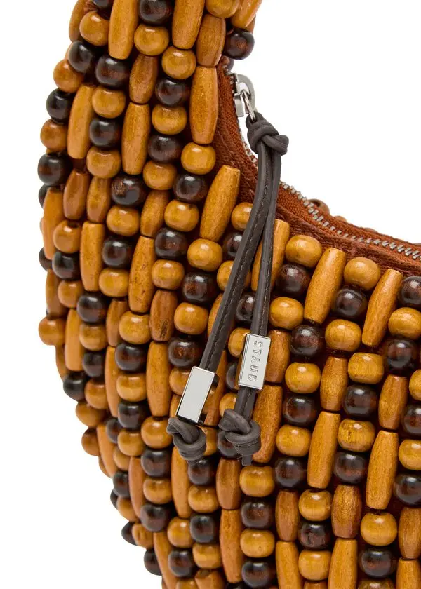 Staud Reef Beaded Top Handle Bag