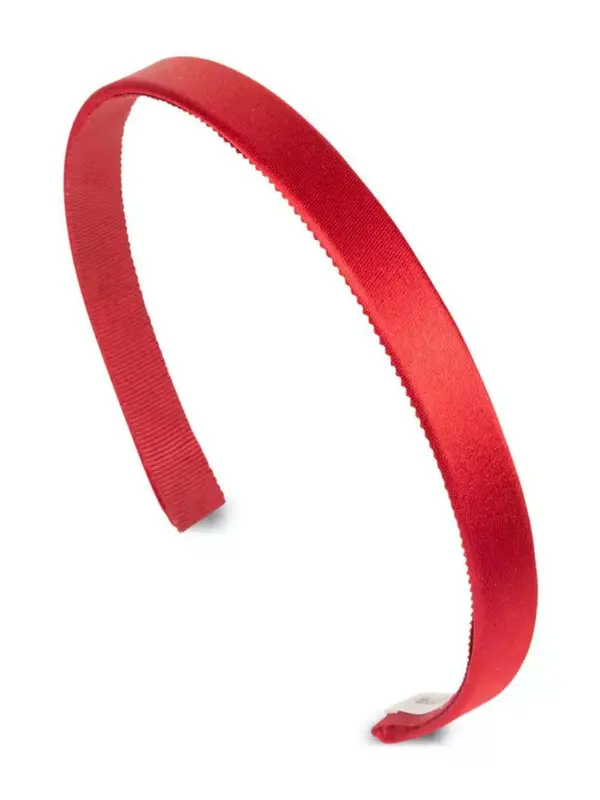 JENNIFER BEHR Lucy Silk Headband - Red