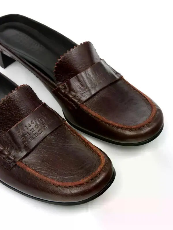 MAISON MARGIELA Leather Mule Loafers