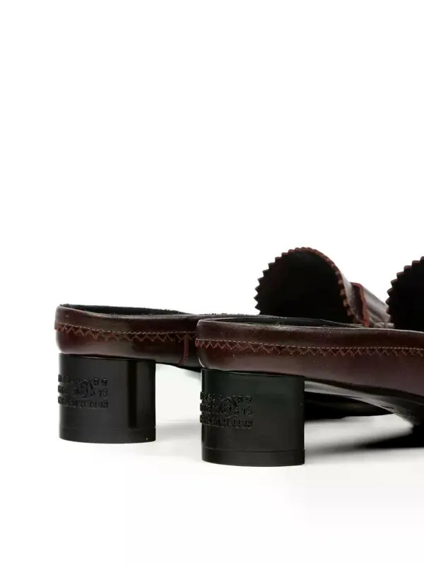 MAISON MARGIELA Leather Mule Loafers