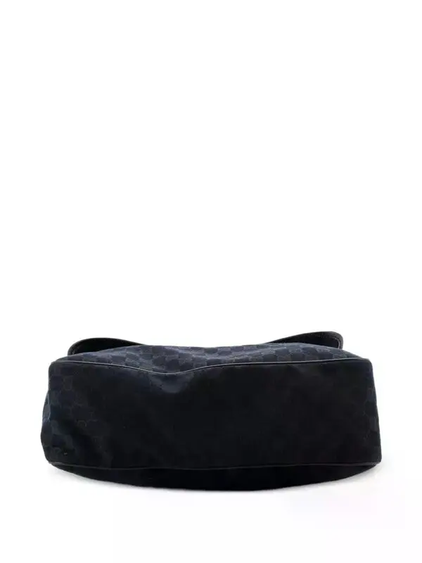 Gucci Gg Canvas Medium Messenger Bag With Web Strap