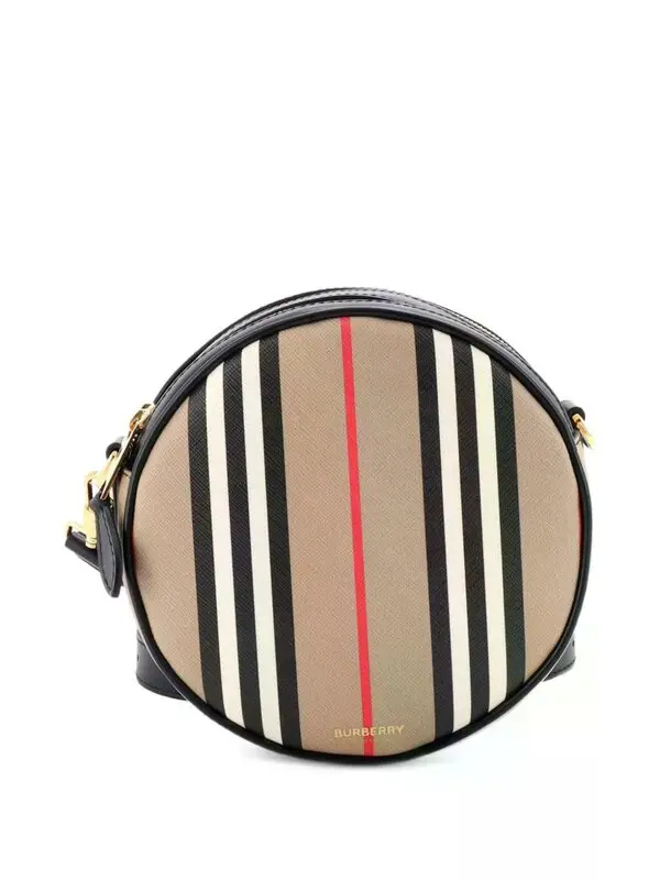 Burberry Louise Round Belt Bag Icon Stripe E-canvas