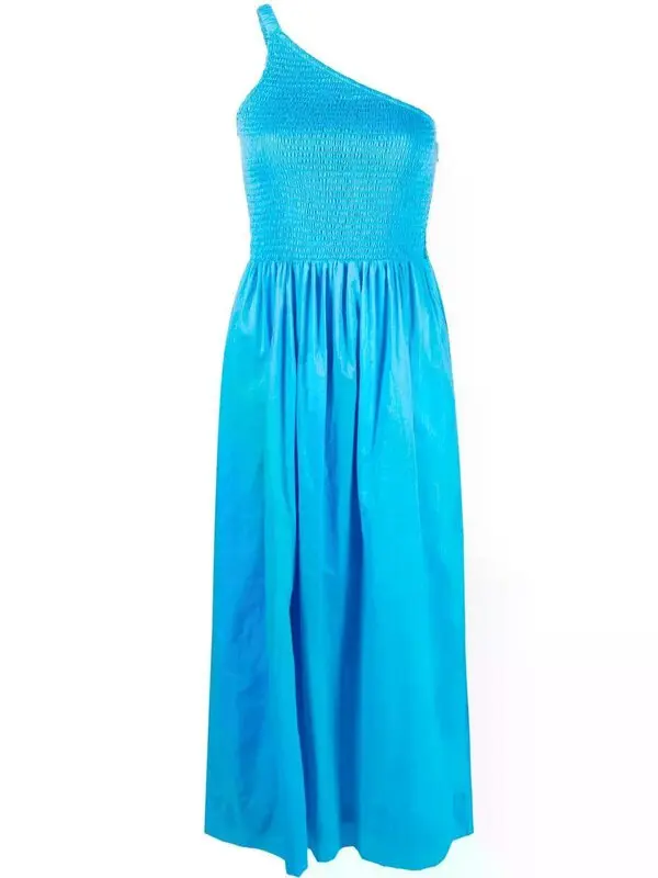 Faithfull The Brand Khalani One-shoulder Dress - Blue