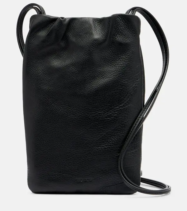 THE ROW Bourse Leather Phone Pouch