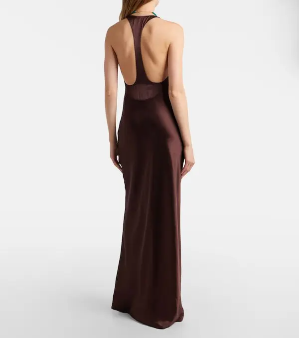 Staud Juanita Satin Gown