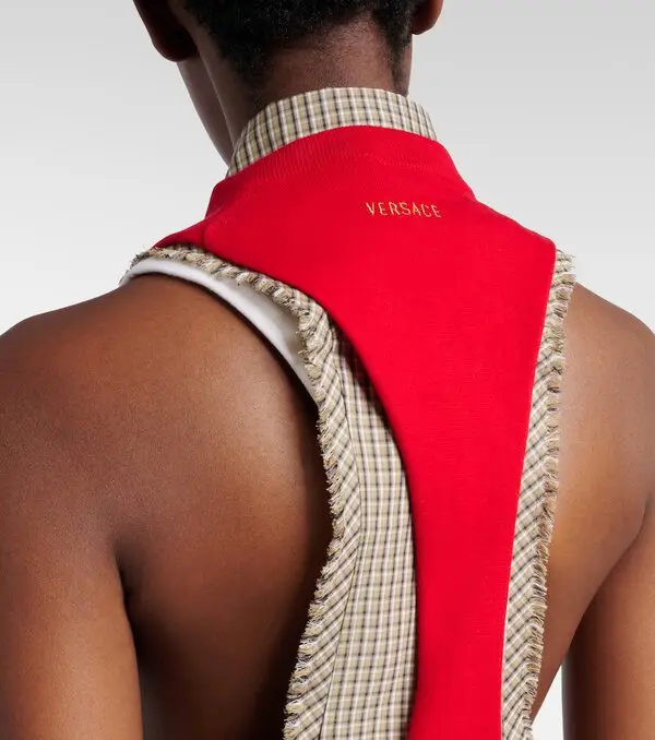 Versace Knitted Cotton Top