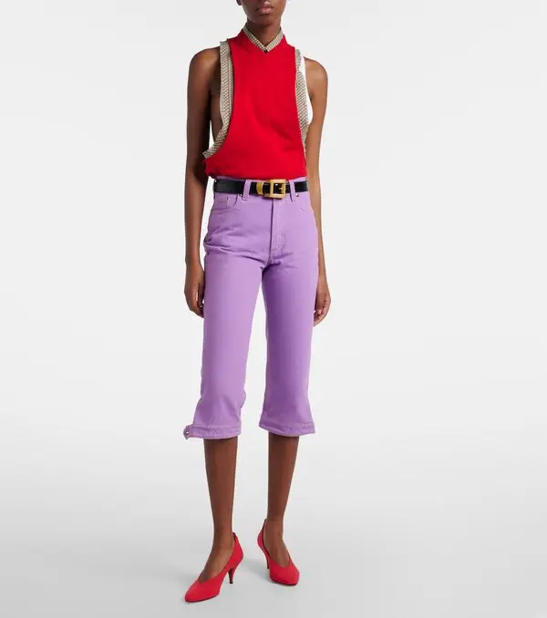 Versace Knitted Cotton Top