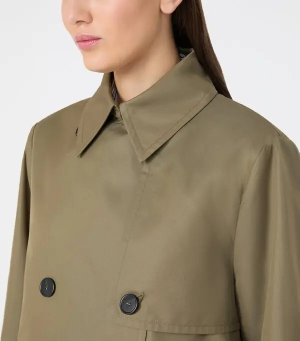 Max Mara Cotton-blend Trench Jacket
