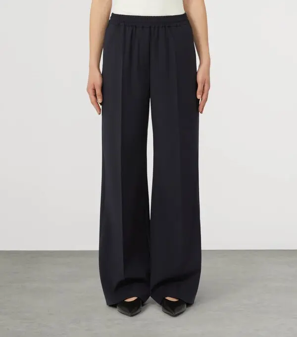 Max Mara Virgin Wool Straight-leg Trousers