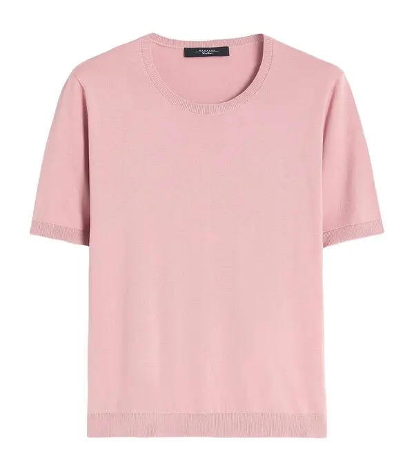 Max Mara Silk-cotton Knitted Top